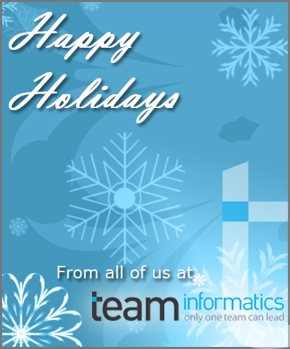 Happy Holidays from TEAM