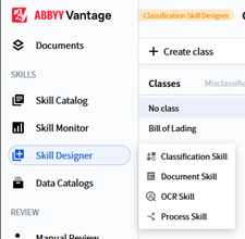 Document Classification with ABBYY Vantage